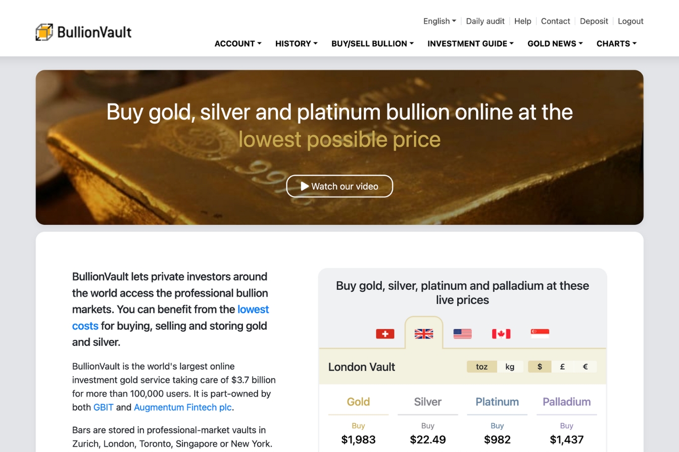 8 Best Online Gold Dealers for Investors in 2025